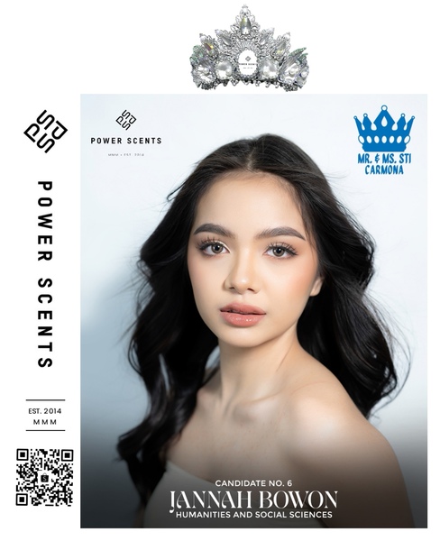 Jannah Bowon - Mr & Ms STI Carmona 2025 - Power Scents Award - Pageant Vote PH