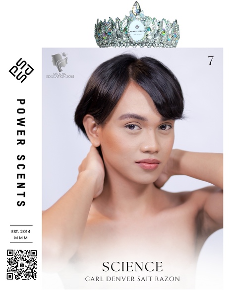 Carl Denver Sait Razon - Mr & Ms Education 2025 - Power Scents Award ...