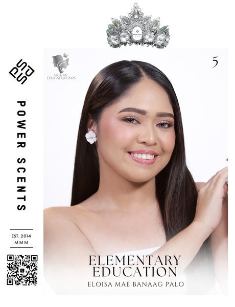 Eloisa Mae Banaag Palo - Mr & Ms Education 2025 - Power Scents Award - Pageant Vote PH