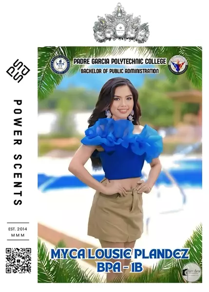 Myca Lousie Plandez - Mr & Ms BPA 2025 - Power Scents Award - Pageant Vote PH