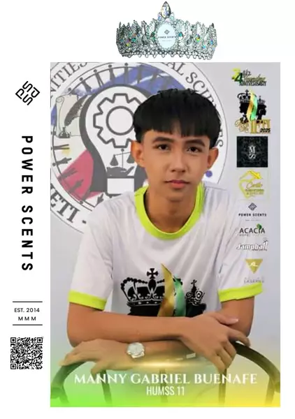 Manny Gabriel Buenafe - Mr. & Ms. IETI 2025 - Power Scents Award ...