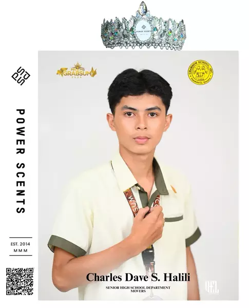 Charles Dave Halili - Mr. & Ms. GRABSUM Senior HS 2025 - Power Scents Award - Pageant Vote PH