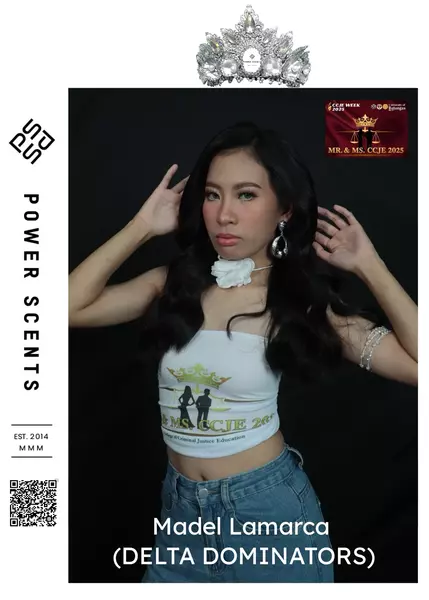 Madel Lamarca - Mr. & Ms. CCJE 2025 - Power Scents Award - Pageant Vote PH