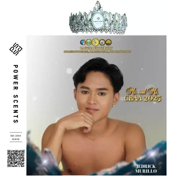 Jedrick Murillo - Mr. & Ms. CBAA 2025 - Power Scents Award - Pageant ...