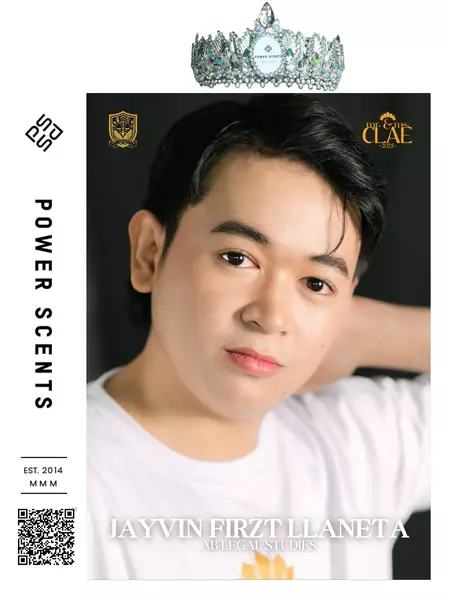 Jayvin Firzt Llaneta - Mr. & Ms. CLAE 2025 - Power Scents Award - Pageant Vote PH