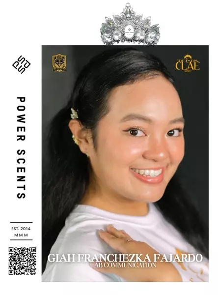 Giah Franchezka Fajardo - Mr. & Ms. CLAE 2025 - Power Scents Award ...