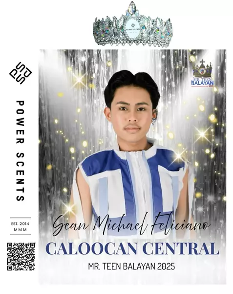 Sean Michael Feliciano - Mr. Teen Balayan 2025 - Power Scents Award ...