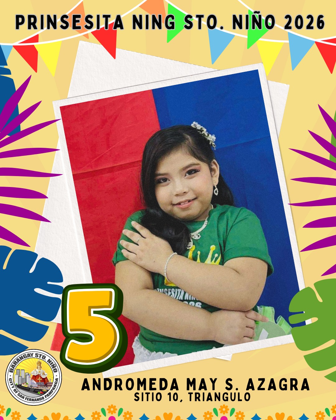 Andromeda May Azagra - Prinsesita Ning Sto. Niño 2026 - Pageant Vote PH