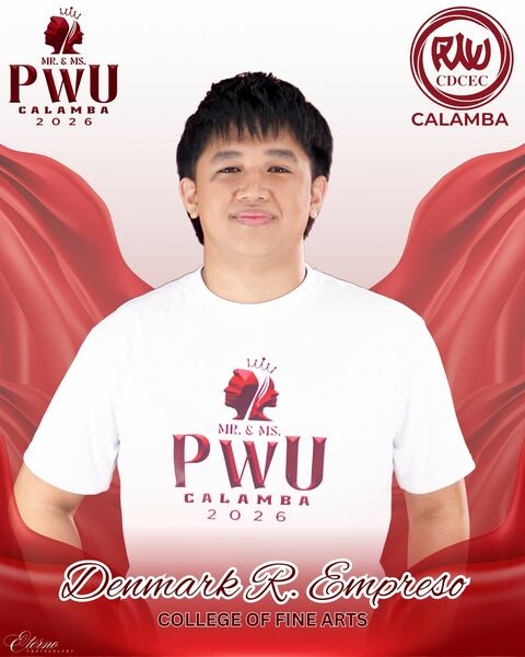 Denmark R. Empreso - Mr & Ms PWU Calamba 2026 - Pageant Vote PH