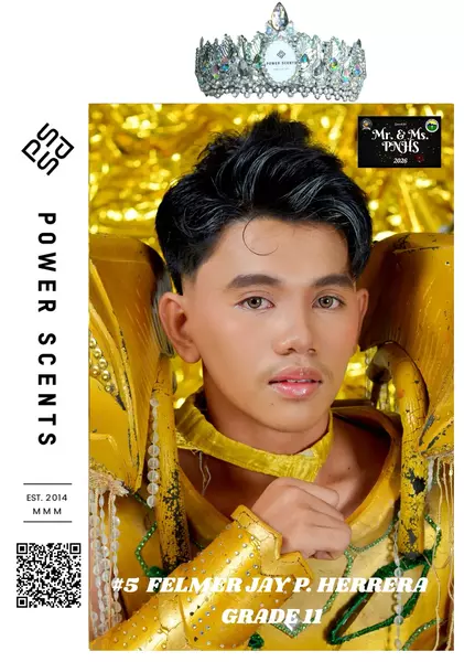 Felmer Jay Herrera - MR. & MS. PANAY NHS - Power Scents Award 2026 ...